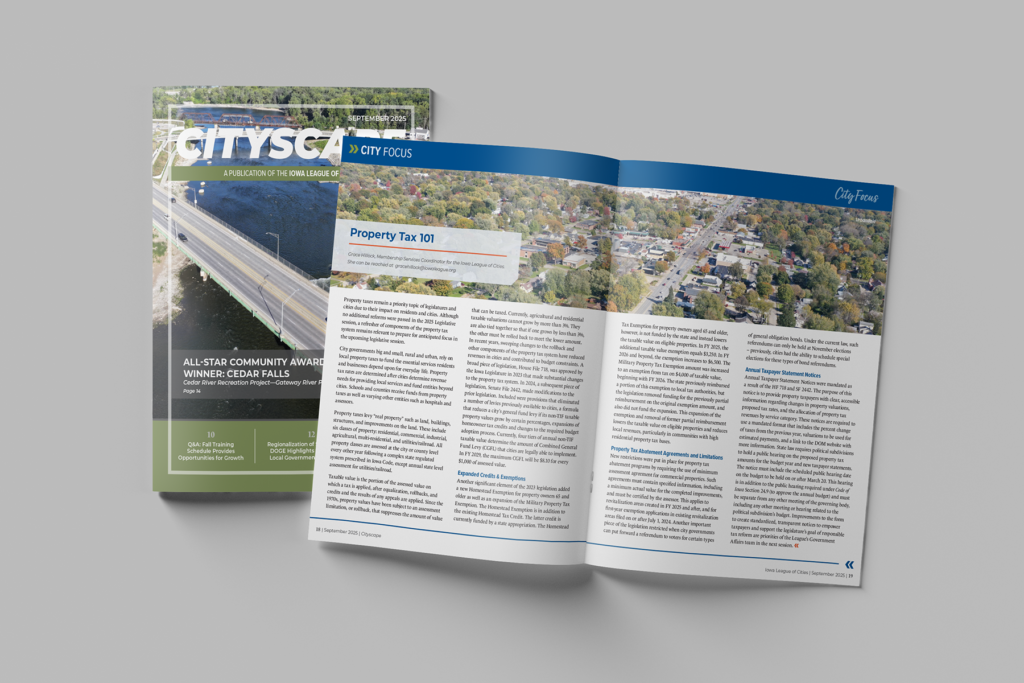 Cityscape Distribution - IOWA League